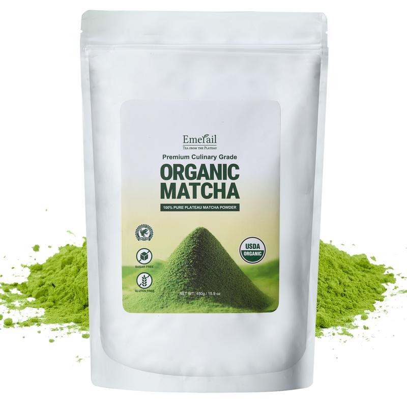 Emerail Organic Matcha Powder, USDA-Certified Pure Matcha Green Tea ...
