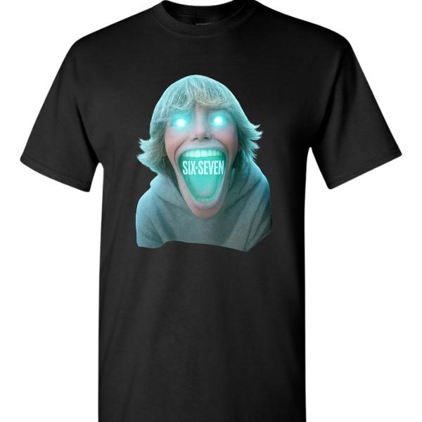 Six Seven 67 Kid Meme Shirt Viral TikTok Trend Tee Funny Horror ...