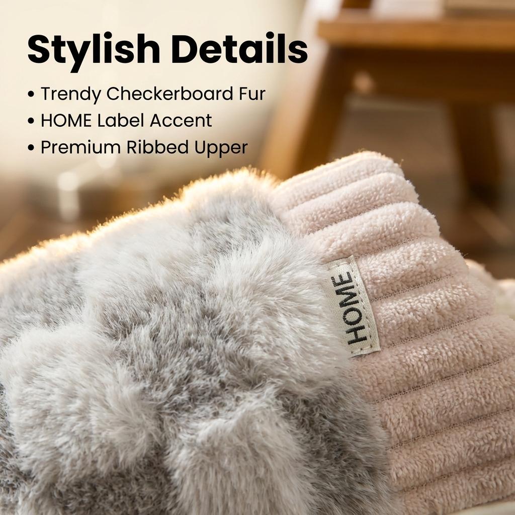 Home Slipper Women's Men's Classic Slippers with Memory Foam Comfort ...