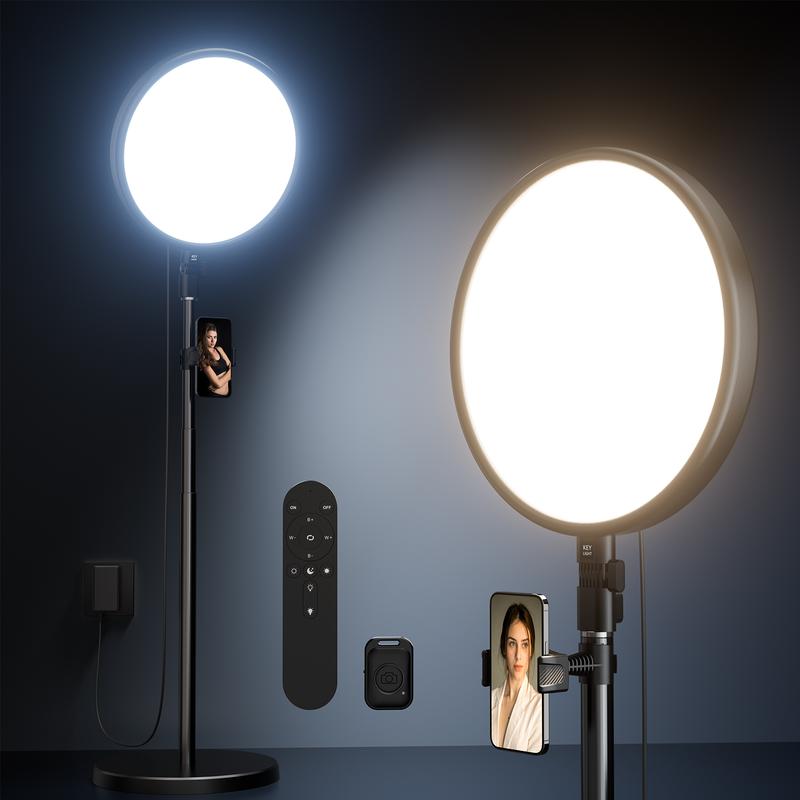 TODI Large Ring Light with 79" Stand, 6500K Full-Screen Selfie Ring ...