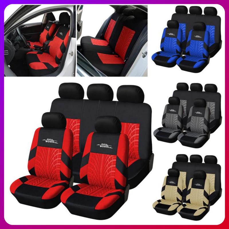 Embroidery Car Seat Covers 1 Set Universal, for Car Front and Rear ...