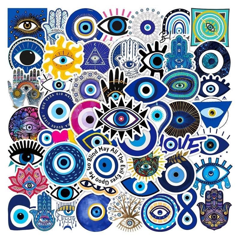 50pcs Eye Graffiti Stickers, Skateboard Sticker, Waterproof DIY Sticker ...