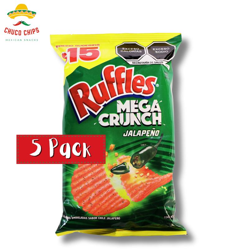 Ruffles Mega Crunch Jalapeno | 5 Pack of Chips | Authentic Mexican ...