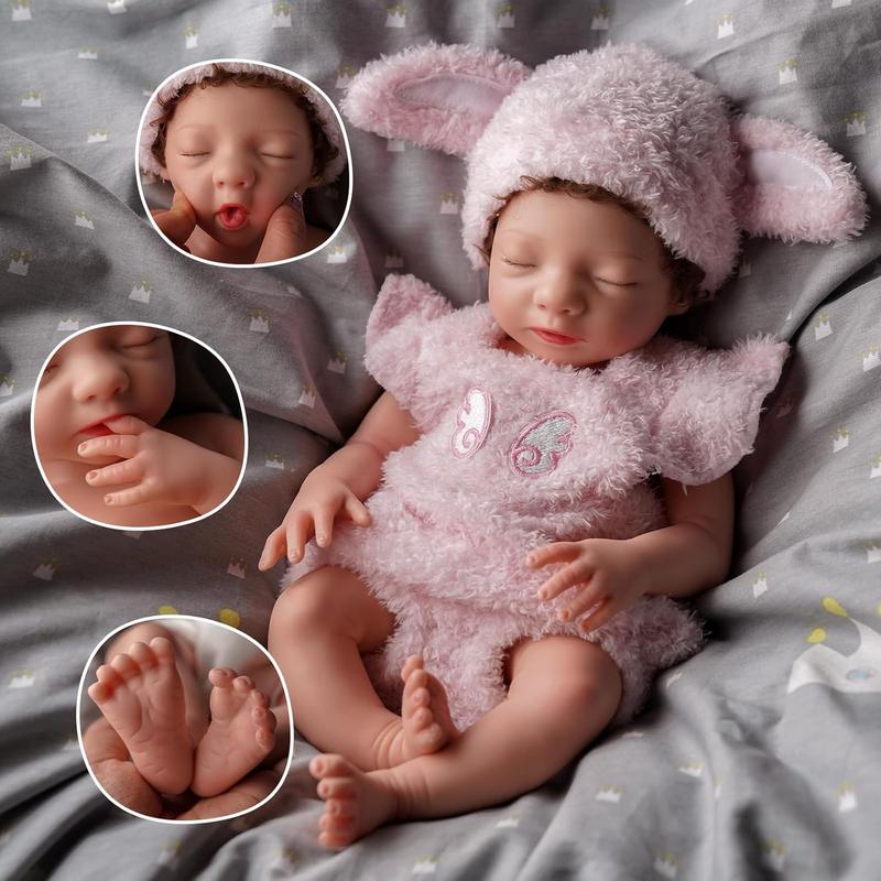 BABESIDE Full Body Silicone Reborn Baby Dolls - 12/16 Inch (Weight 4 lb ...