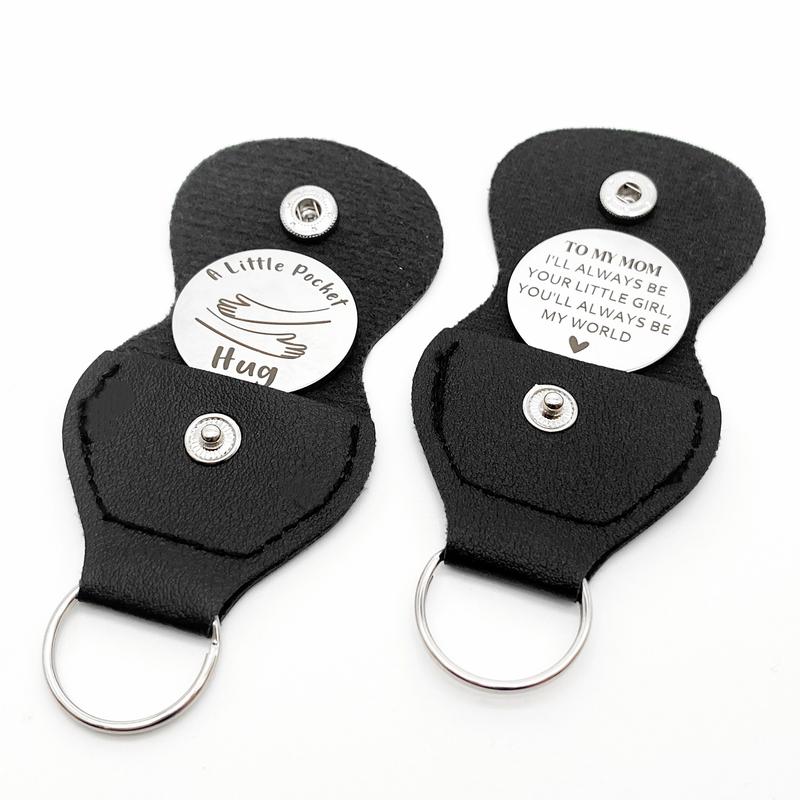 Pocket Hug Token Keychain for Women Inspirational Gifts for Her Double ...