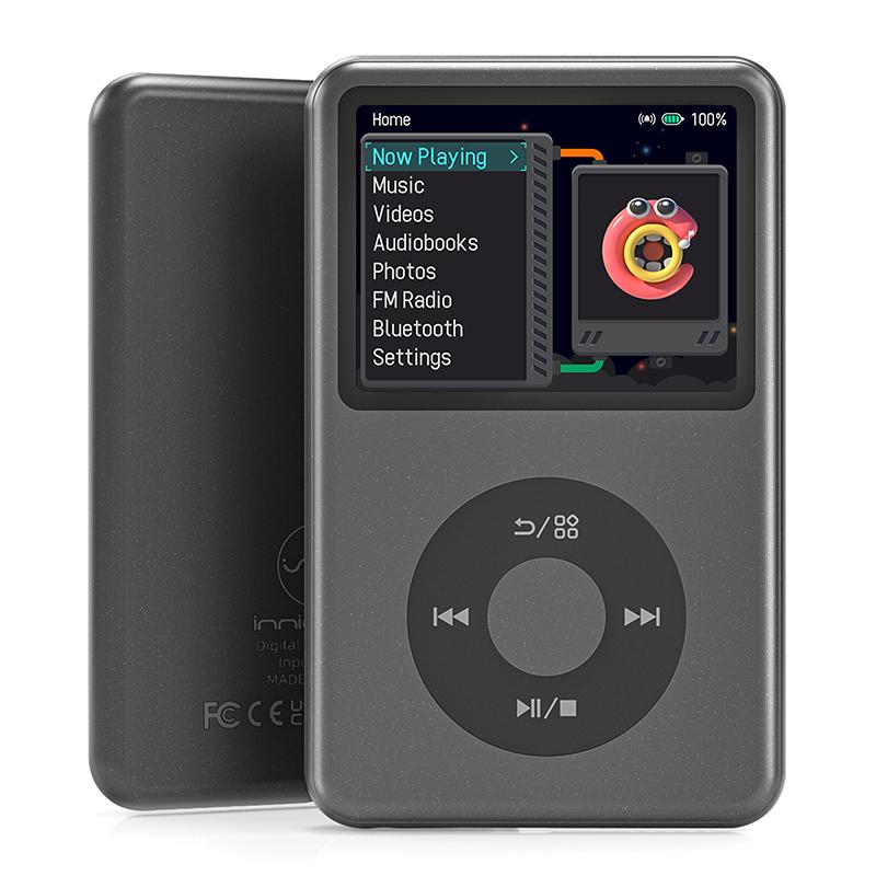 Innioasis Y1 Mp3 Player with Bluetooth, 2.4" Portable Mini HiFi Sound ...