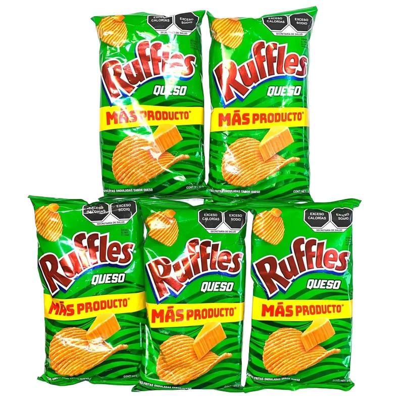5 - Pk Ruffles Queso Chips 48G - Crispy Crunchy - MEXICAN CHIPS ...