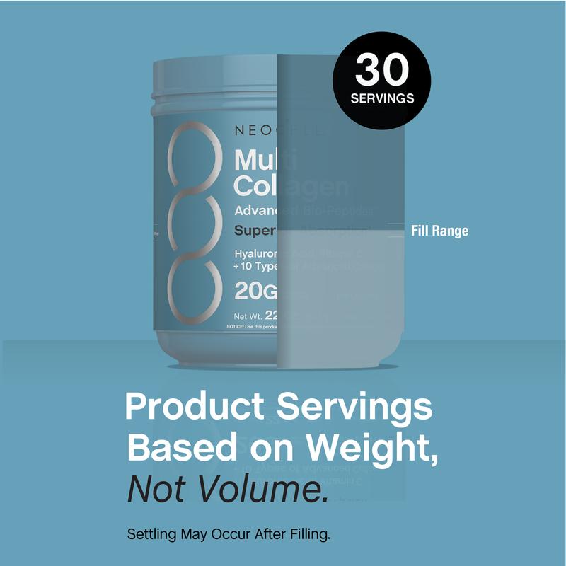 NeoCell Multi Collagen Bio-Peptides Powder - Superior Absorption with ...