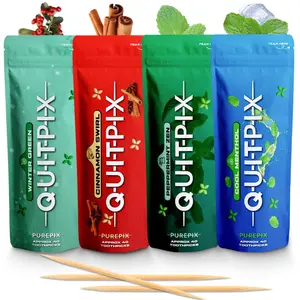 QuitPix to Help Quit Smoking Extra Thick Boosting Flavored Toothpicks ...
