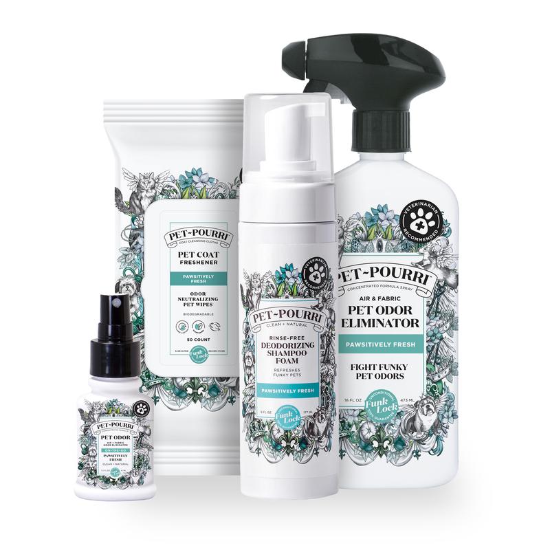 Pet~Pourri “Pawsitively Fresh” Pet Odor Eliminator Bundle – 4pc Set ...