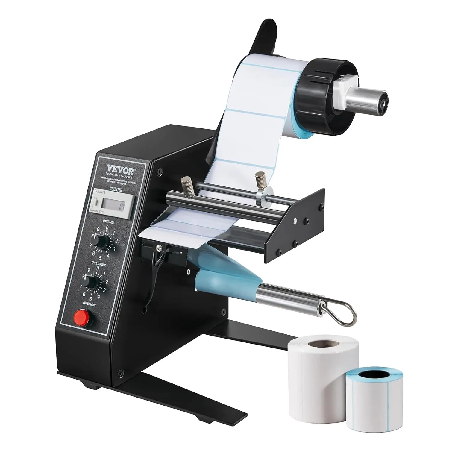 VEVOR Automatic Label Dispenser, Width 0.6"-4.9"/15-125 mm, Length 0.1 ...