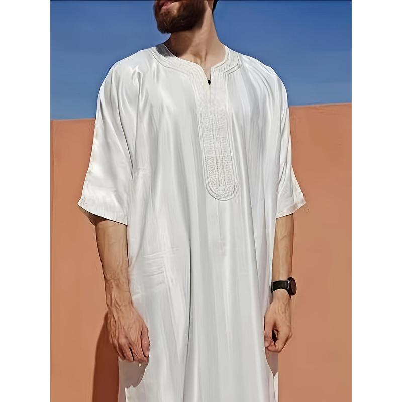 [Moroccan Style Thobe Jilbab] Moroccan Style Amazing Embroider Men's ...