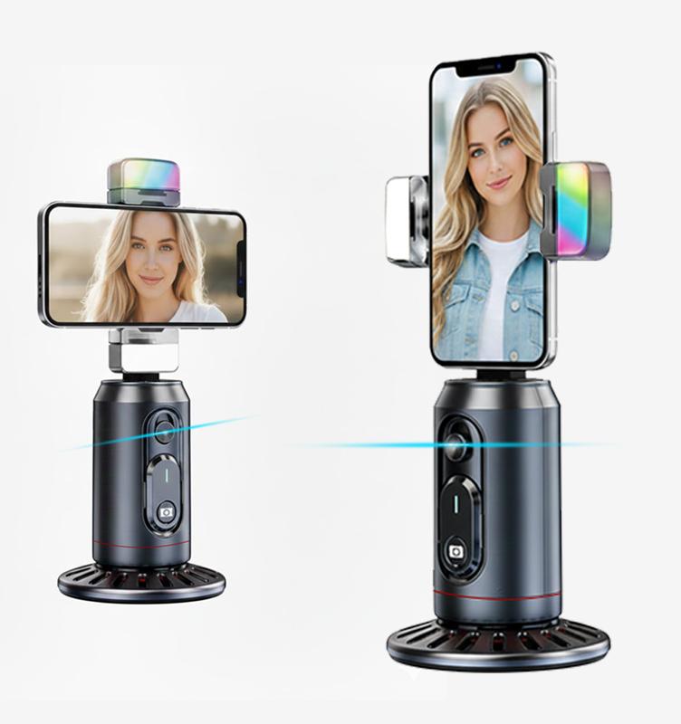 Auto Face Tracking Phone Tripod for Live Streaming and Vlogging, 360 ...