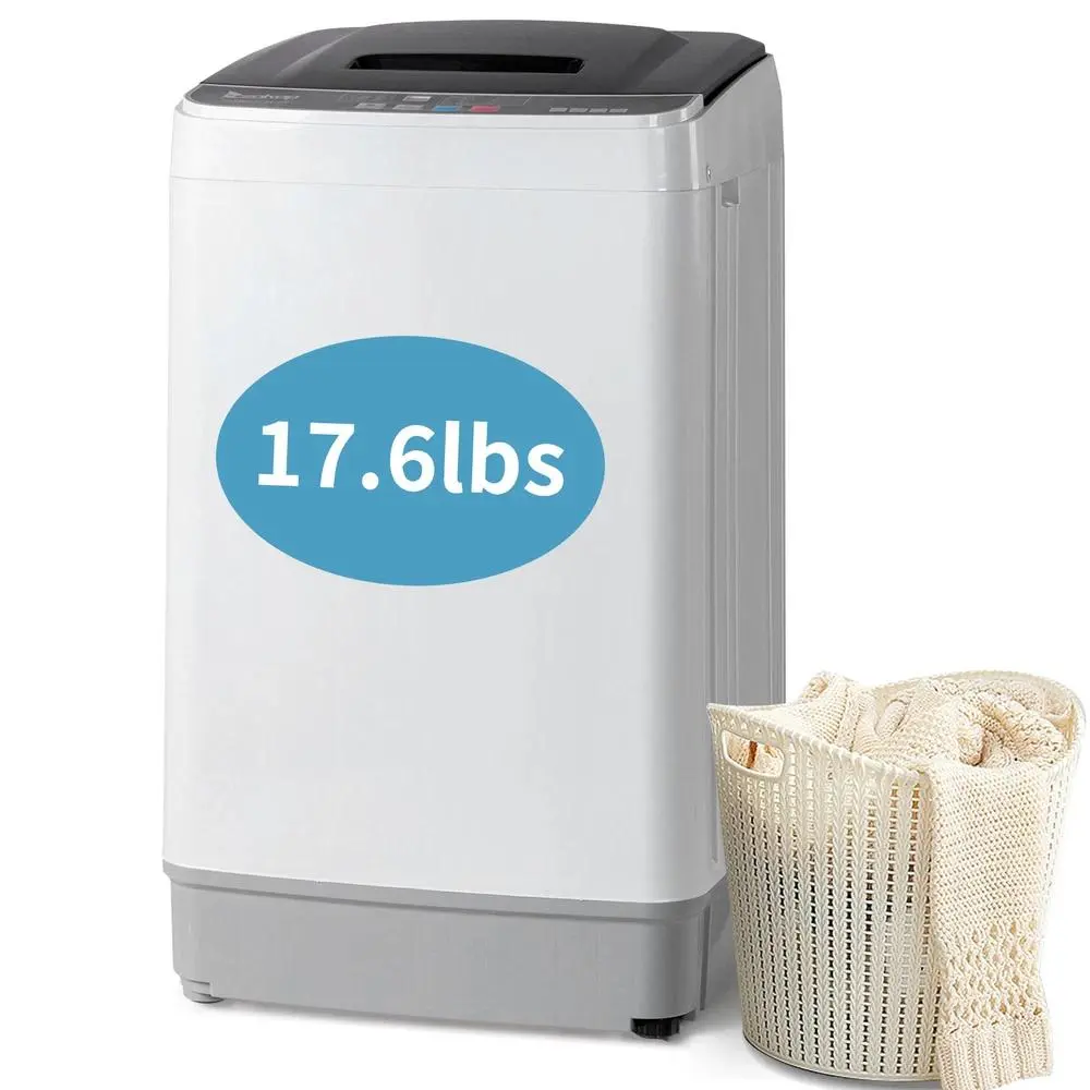ZOKOP Full-Automatic Washing Machine Top Load Portable Compact Laundry ...