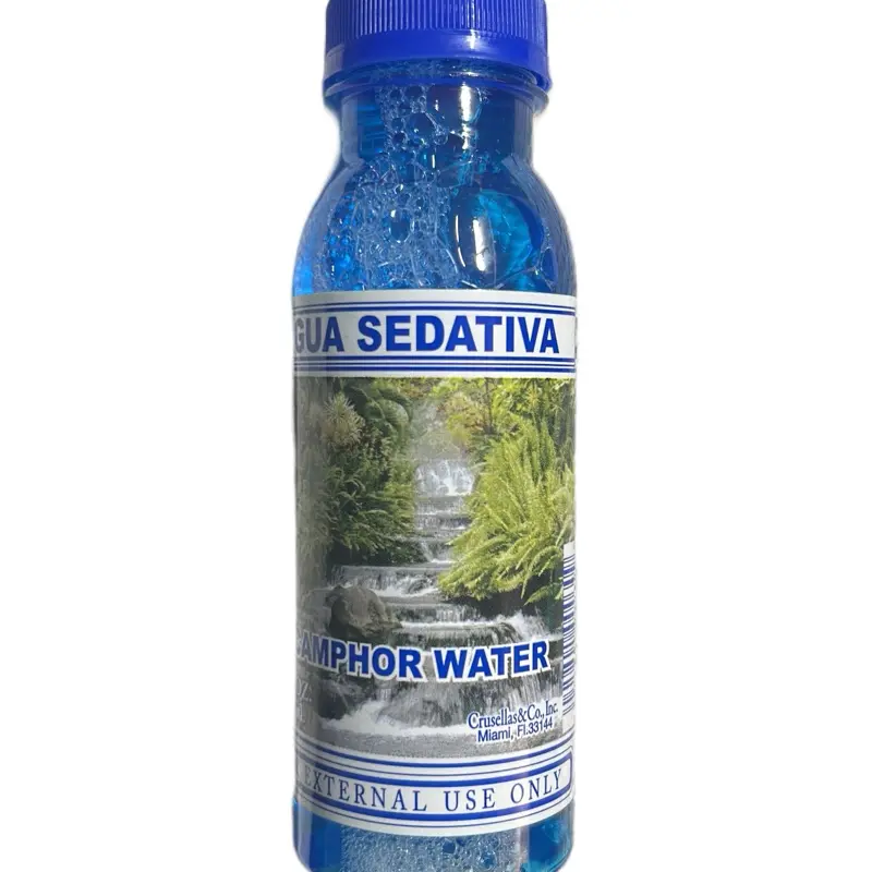 Camphor Water. Agua Sedativa. Crusellas (8 fl oz) cleanse perfume ...