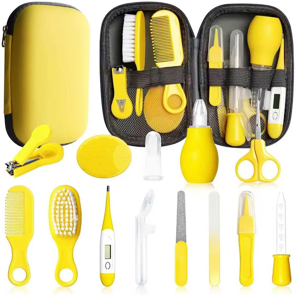 Baby Healthcare and Grooming Kit, 14 in 1 Baby Safety Set Newborn ...