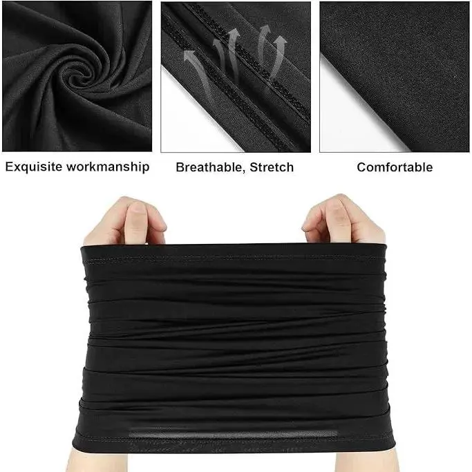 6Pcs UV Protection Cooling Neck Gaiter Set | Unisex Seamless Bandana ...