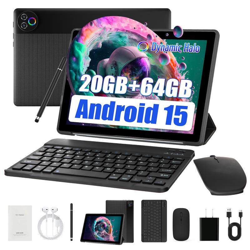 AEEZO Android 15 10.1-inches2-in-1tablet ,20GBRAM 64GB ROM, 1TB TF ...