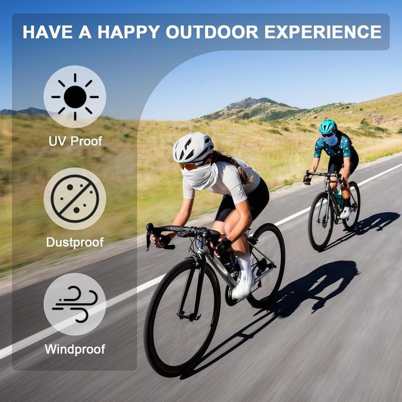 2 Packs Gaiter Mask Scarf Gator Sun Cooling Balaclava Bandana Cover UV ...