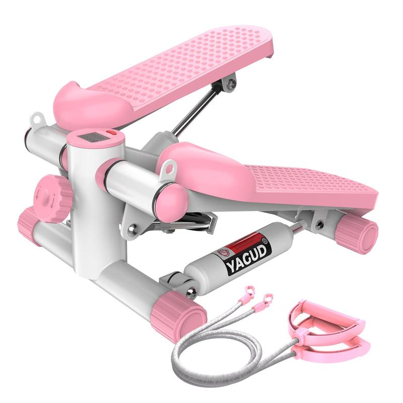 YAGUD Mini Stepper with Resistance Bands – Compact Home Workout Machine ...