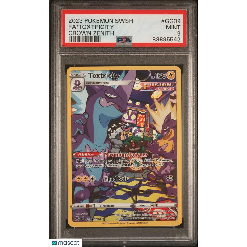 PSA 2023 PokéMon TCG Toxtricity #GG09 9 - TikTok Shop