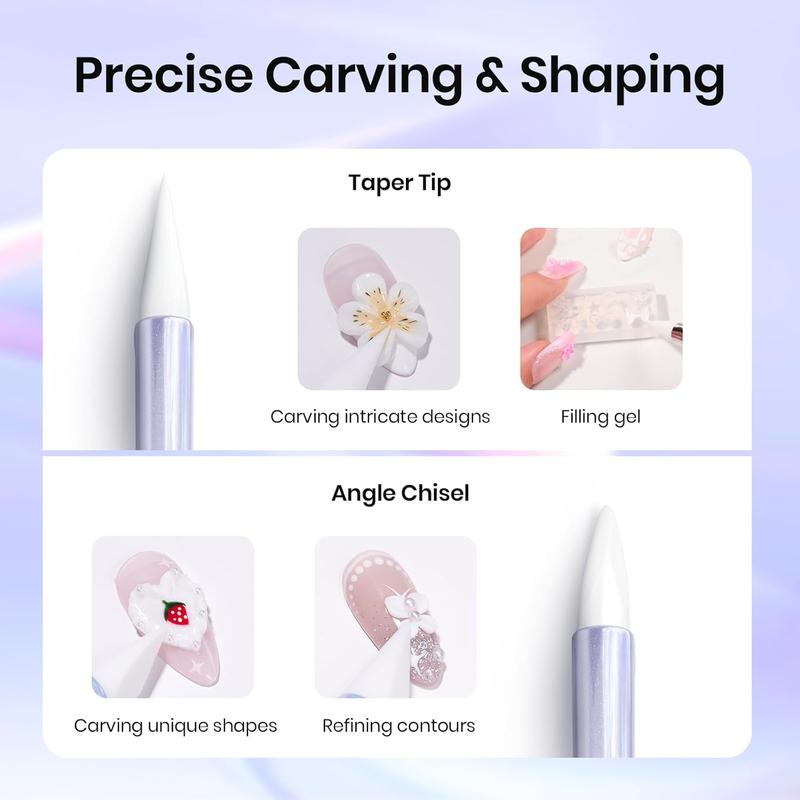 Beetles Nail Art Dotting Tools Nail Art Sculpture Pen, Dual-Head Resin ...