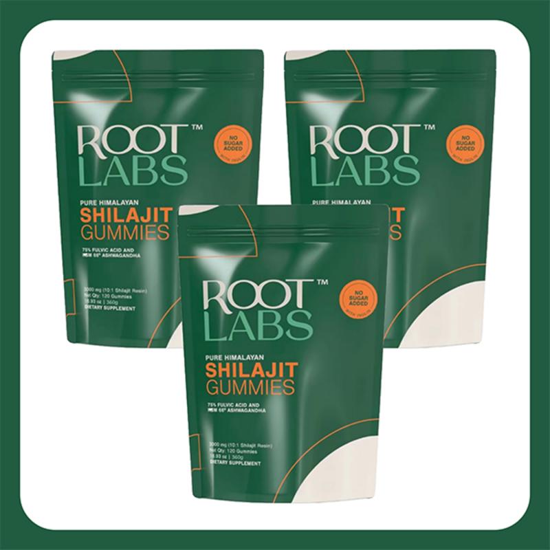 Root Labs by Be Bodywise Pure Himalayan Shilajit Gummies | With KSM 66 ...