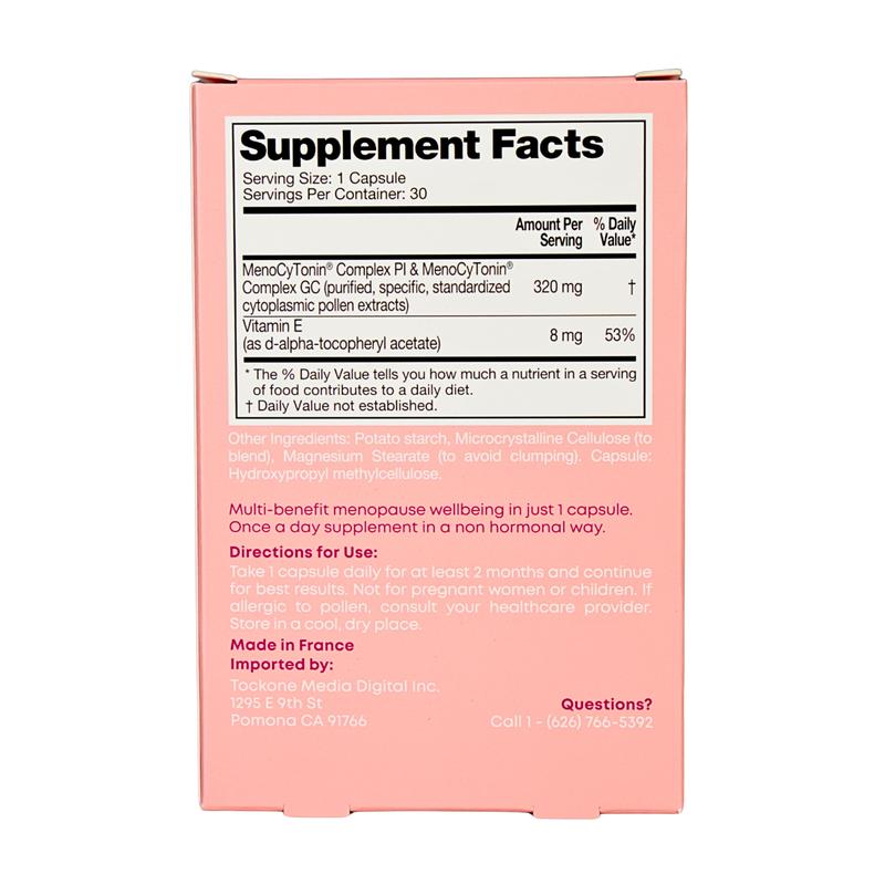 UPSA FEM MENO Non-Hormonal Menopause Support – Clinically Proven Pollen ...