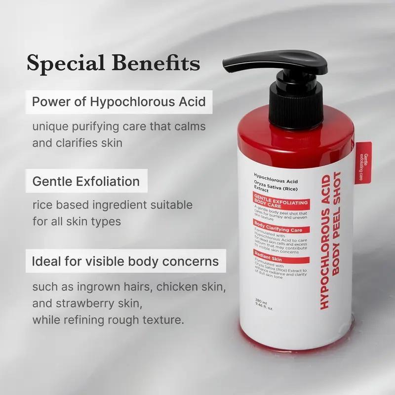 Hypochlorous Acid Rice Peel Shot Duo For Face & Body | Hypochlorous ...