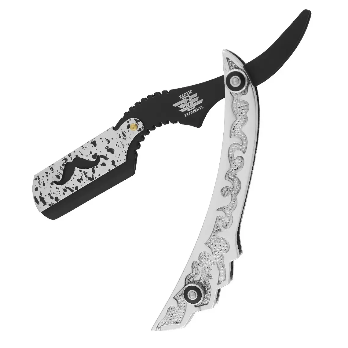 Men’s Straight Edge Razor Special Design Folding Razor Heavy Duty Cool ...
