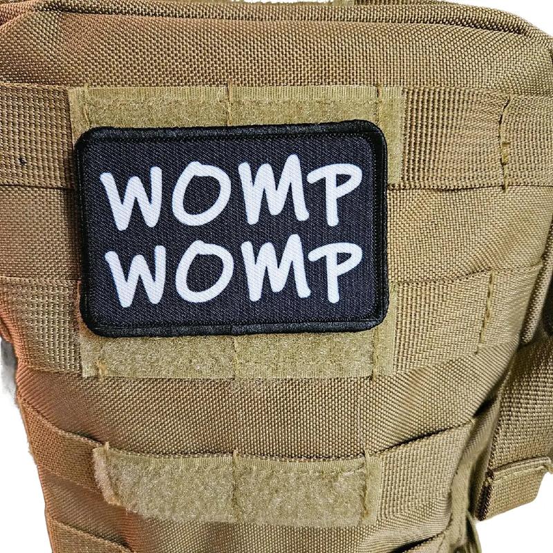 Womp womp sarcastic meme 2"x3" morale patch with hook and loop backing ...