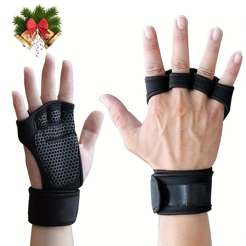 Weight Lifting Training Gloves, 1 Pair Anti-slip Strength Training ...