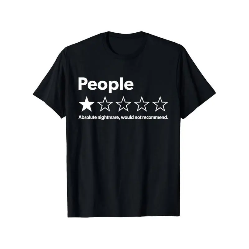 Funny One Star Review T-Shirt - Black, Small, Unisex - TikTok Shop