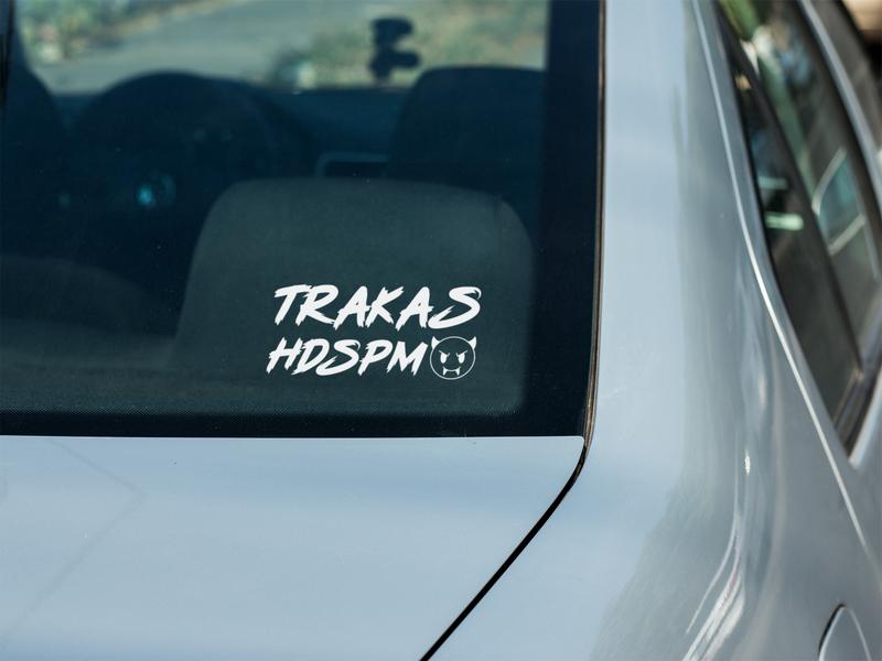Trakas HDSPM Car Decal for Interiors and Exteriors(1 and 2 pack ...