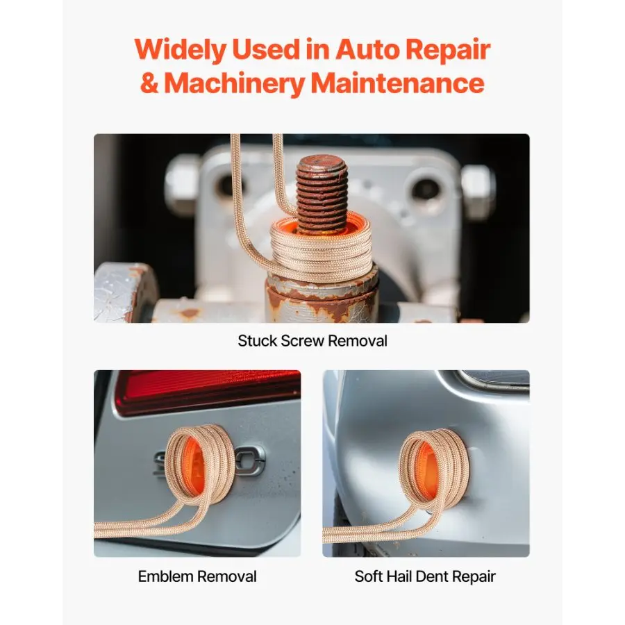 fathersdaygift VEVOR Induction Heater Bolt Removal, 1100W 110V Magnetic ...