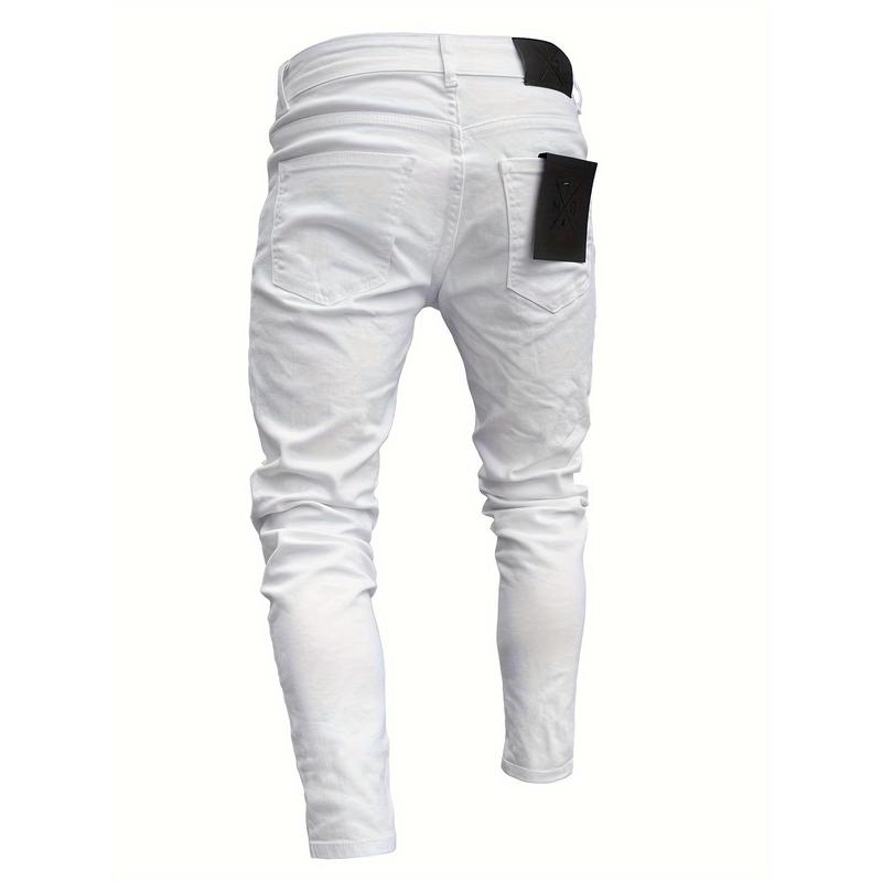 New [Stretch Ripped Skinny Jeans] Stretch Skinny Ripped Jeans - Men ...
