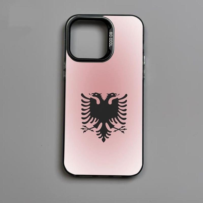 Albania Albanians Flag Phone Case For iPhone16,15,14,13,12,11,,Pro,MAX ...