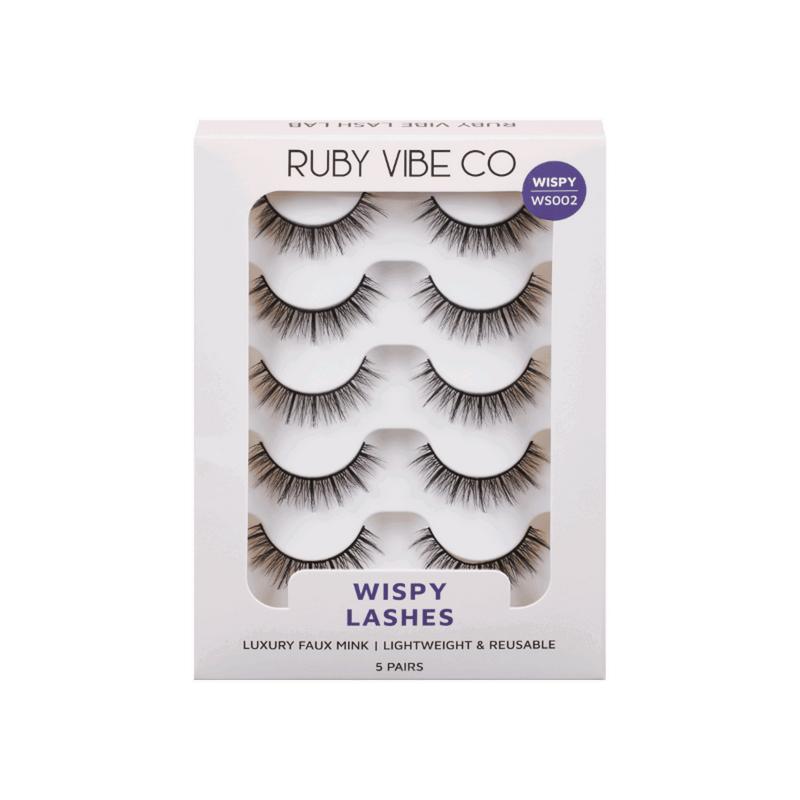 Ruby Vibe Co Spiky Wisps WS002 Lashes Bold Tapered Fibers Alternating ...