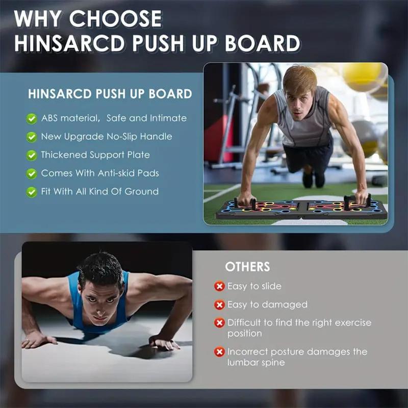 Push Up Board, Abdominal And Chest Muscle Training Folding Push Up ...