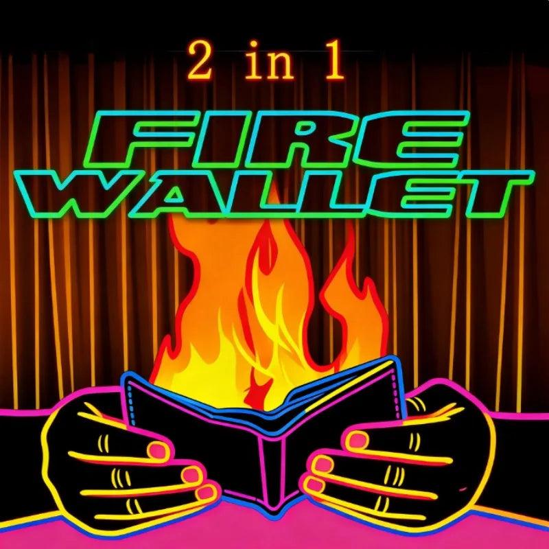 American 2-In-1 Flame Wallet Magic Trick – Stage & Close-Up Fire ...