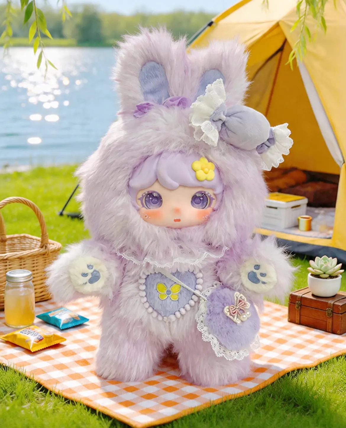 B16- Luoxier Picnic Little Rabbit 600% | 6+1+1 Hidden Design Cute Fresh ...