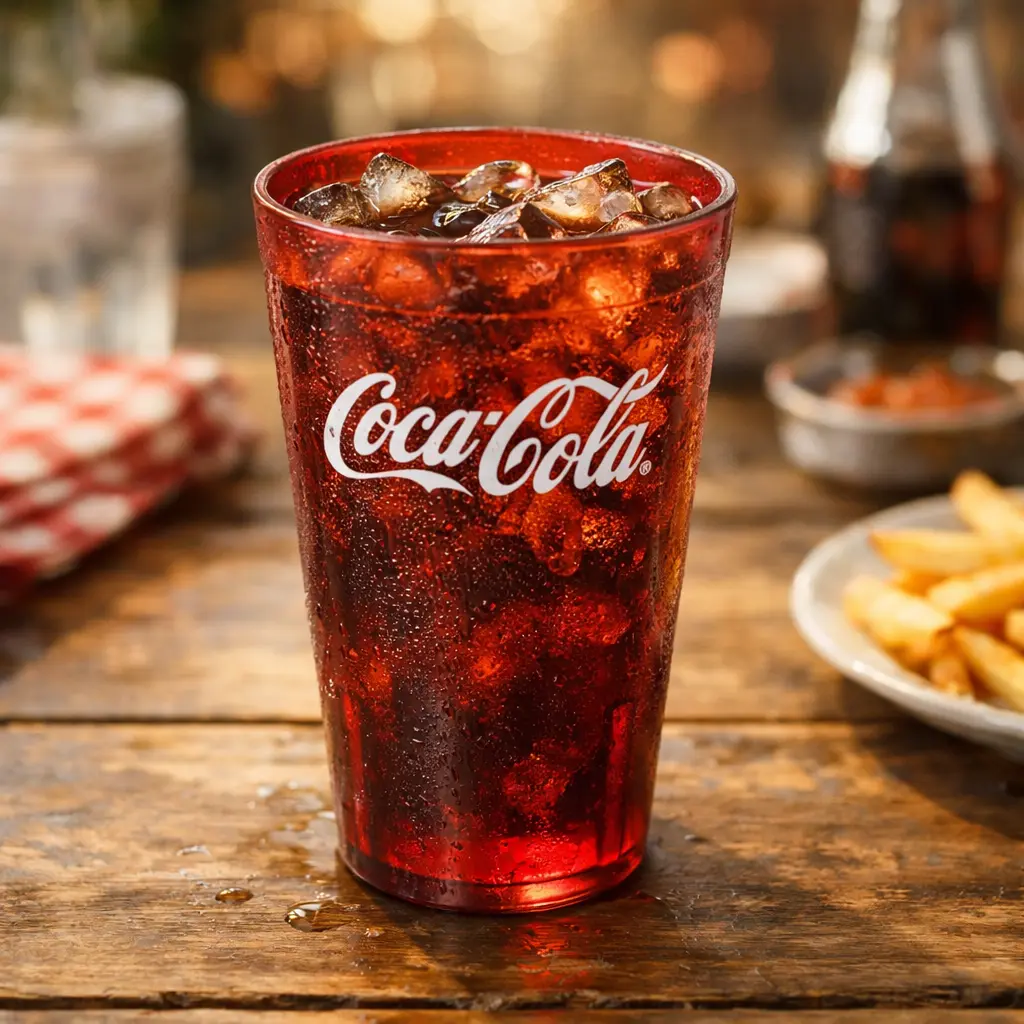 24oz Coca Cola Logo Red Plastic Tumblers Set of Pack of 2,4,6 ...