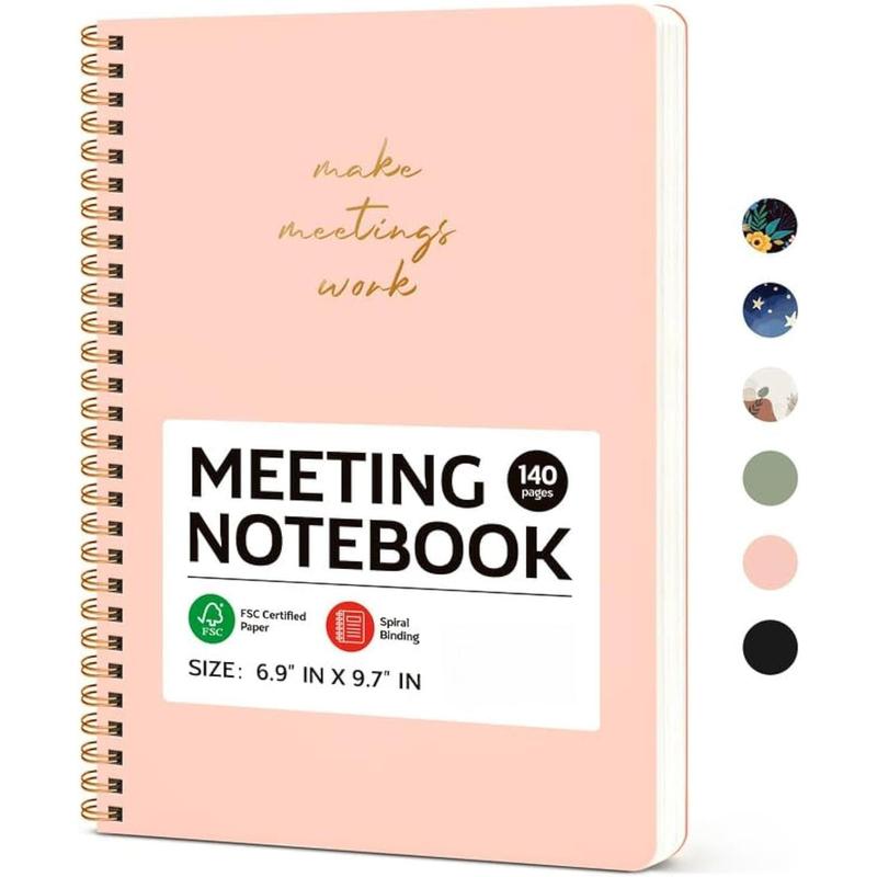 Meeting Notebook for Work Organization - Work notebook with action ...