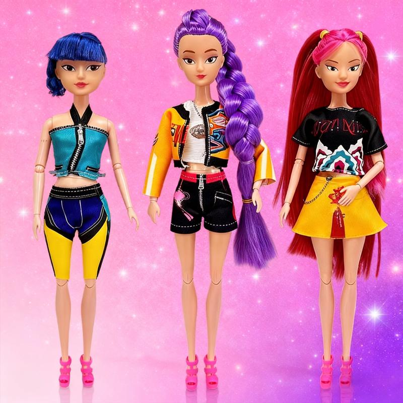 Anime Action Figure Doll Set | Rumi Mira Zoey 3-Pack | 11.5-12 Inch ...