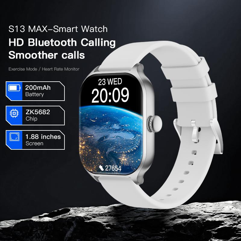 S13 MAX Smartwatch 2025 Touchscreen Fitness Tracker Call & Message ...