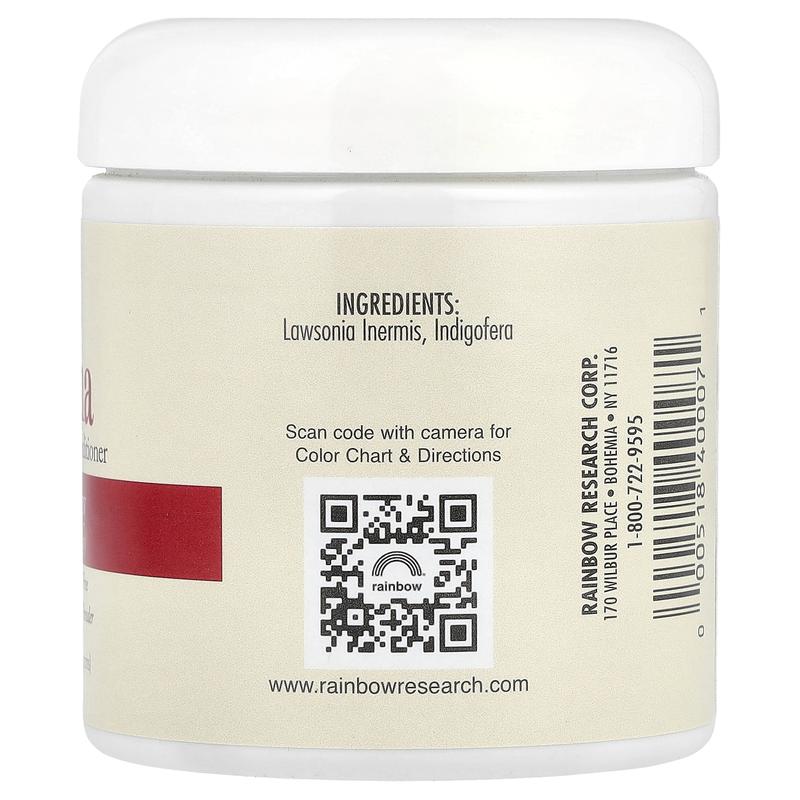 Rainbow Research Henna, Hair Color & Conditioner, Mahogany (Medium ...