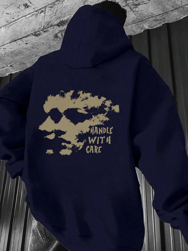 HandleWithCare men's fashionable hoodie with hip-hop personality and ...