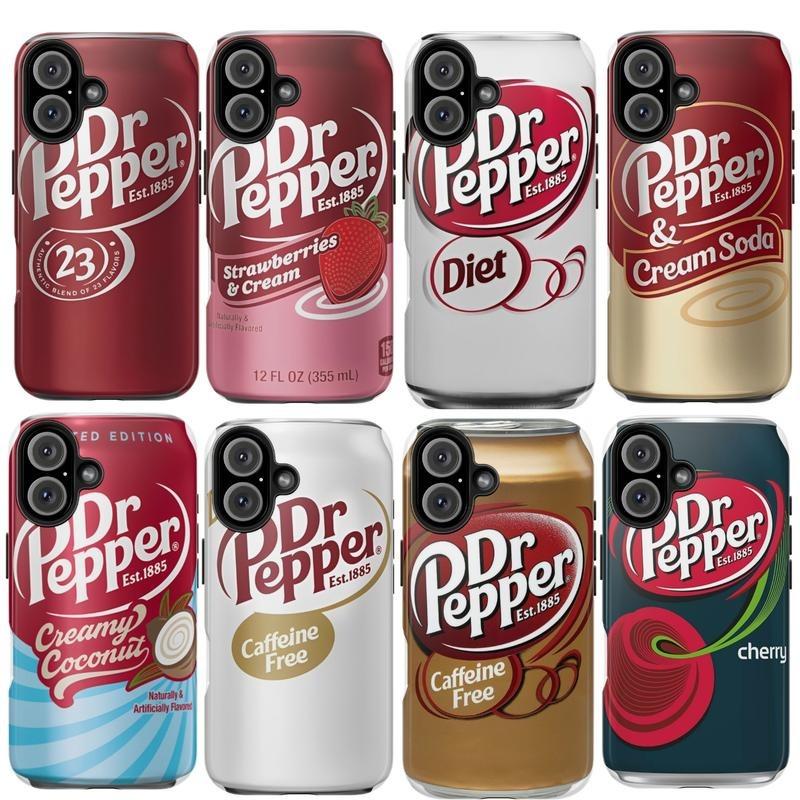 Dr Pepper Can Phone Cases, Dr Pepper Strawberries and Cream_Coconut ...