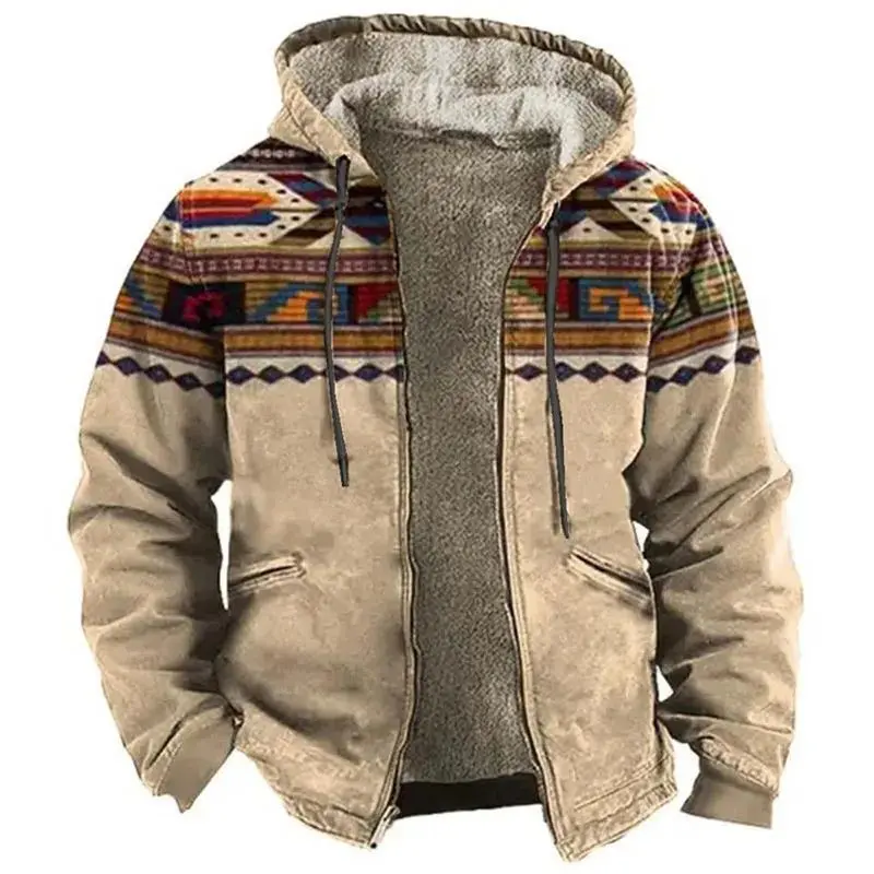 native pattern jacket - TikTok Shop