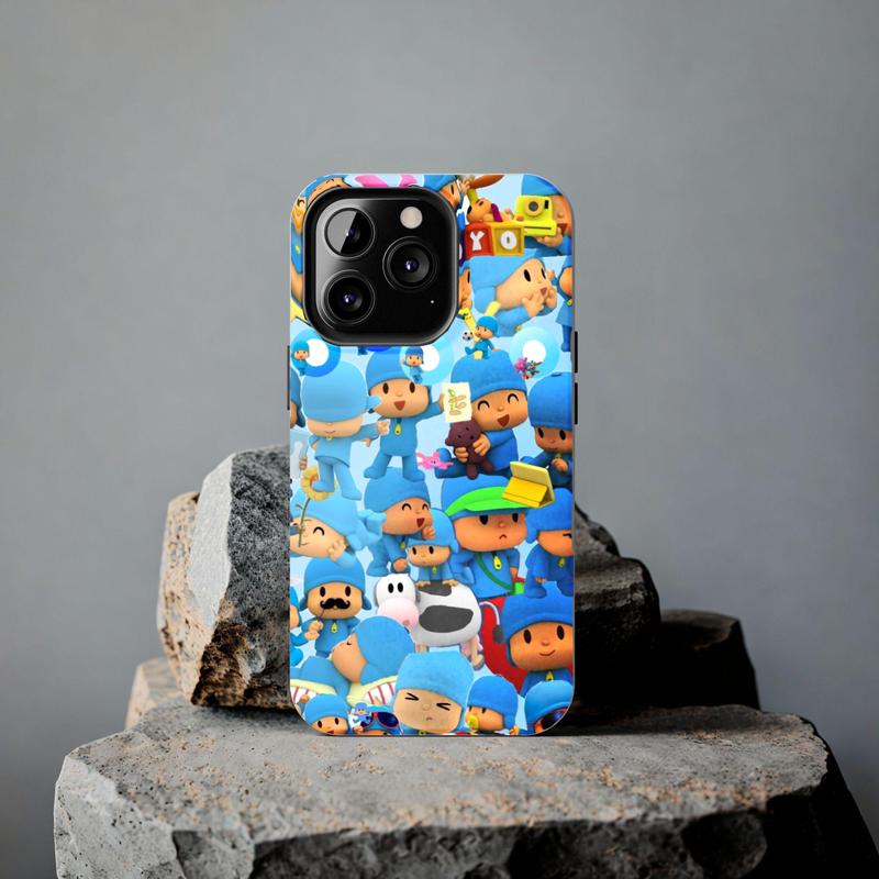 Adorable Pocoyo Phone Case – Kawaii Blue Cartoon Character Cover – Fun ...